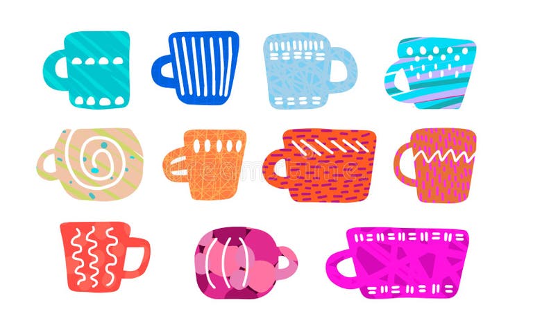 Textures Cup Stock Illustrations – 2,865 Textures Cup Stock ...