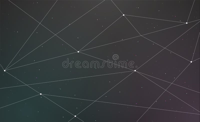 Abstract Geometric Universe Background Stock Vector - Illustration of ...