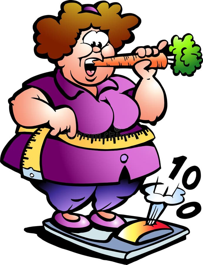 Fat Lady Cartoon Stock Illustrations – 3,669 Fat Lady Cartoon Stock ...