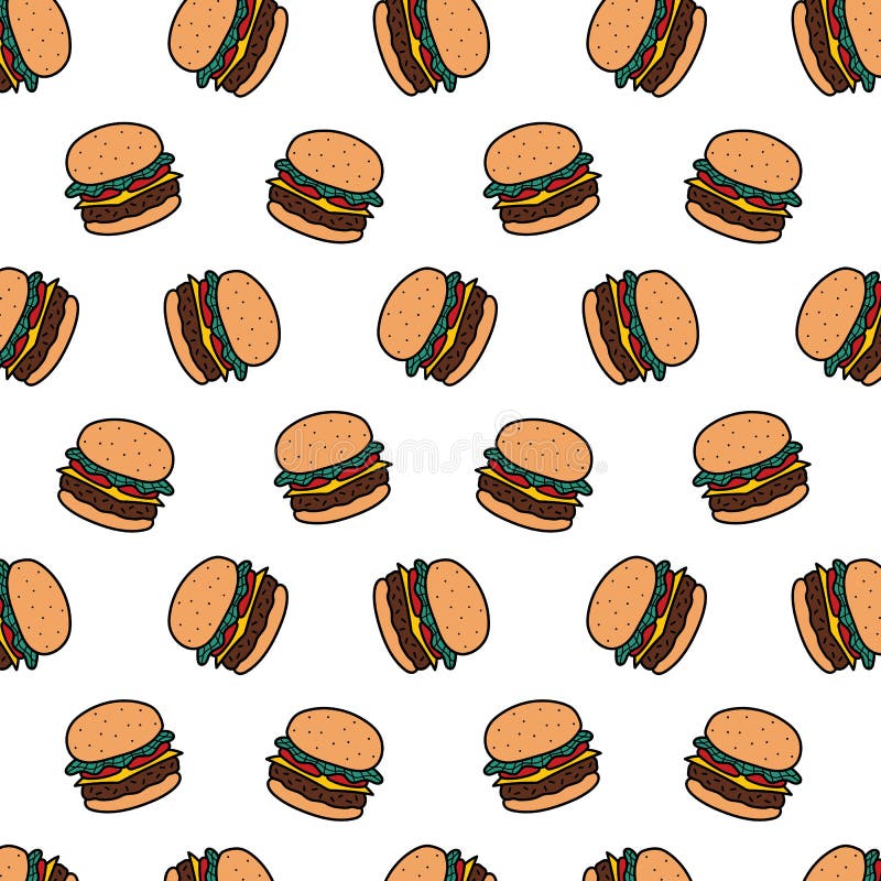 Hamburger Pattern Stock Illustrations – 7,507 Hamburger Pattern Stock ...