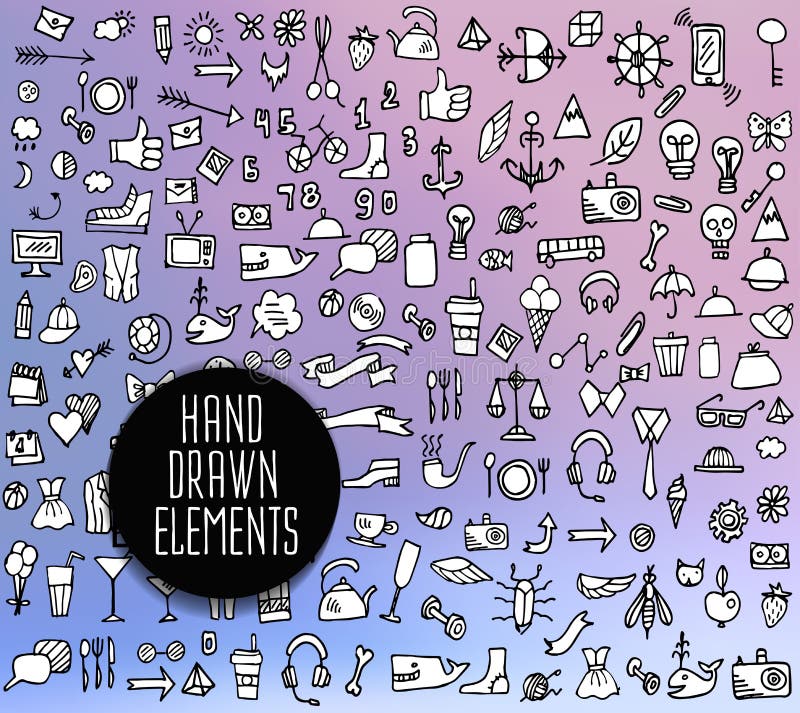 Hand Drawn Vector Illustration Stock Vector - Illustration of pointer ...