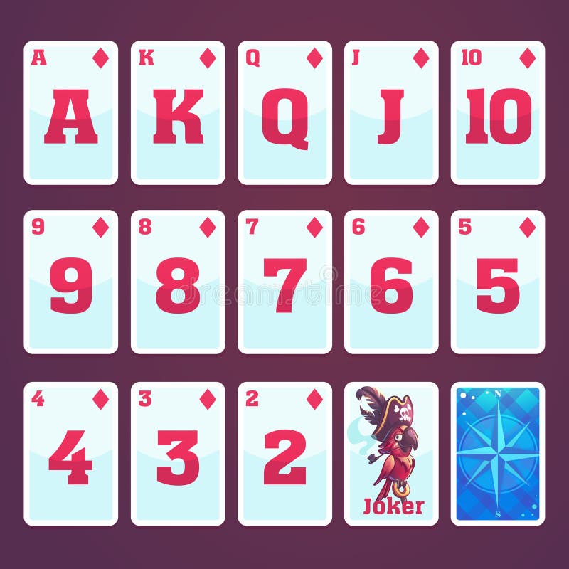 Playing card set diamonds stock vector. Illustration of queen - 319863382