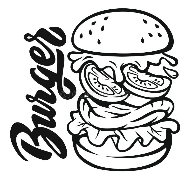 Vector burger jump stock vector. Illustration of beef - 99627570