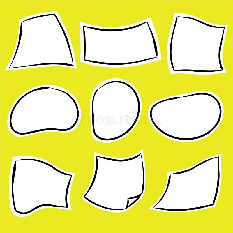 Hand-drawn vector labels stock vector. Illustration of isolated - 188710289