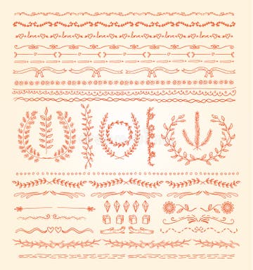 Vector Set Border Design Element Stock Illustrations – 318,762 Vector Set Border Design Element ...