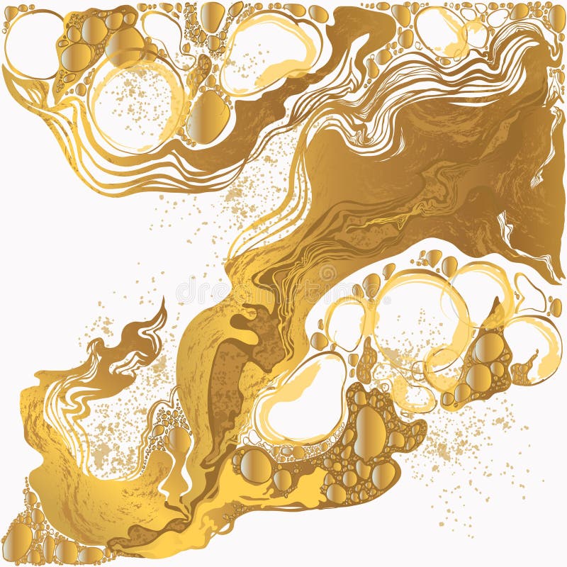 Hand-drawn Vector Marble Abstract Background Stock Vector ...