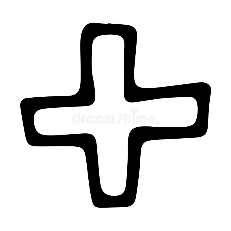 Plus Icon Hand Drawn Stock Illustrations – 943 Plus Icon Hand Drawn ...