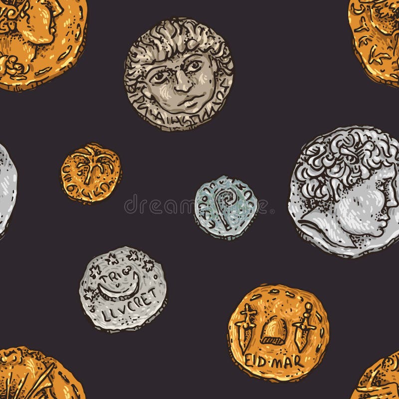 Romecoins Pattern Stock Illustrations – 1 Romecoins Pattern Stock ...