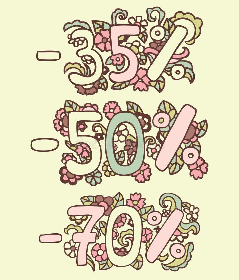 Hand Drawn Vector Set of Doodles Design Elements. Stock Vector ...