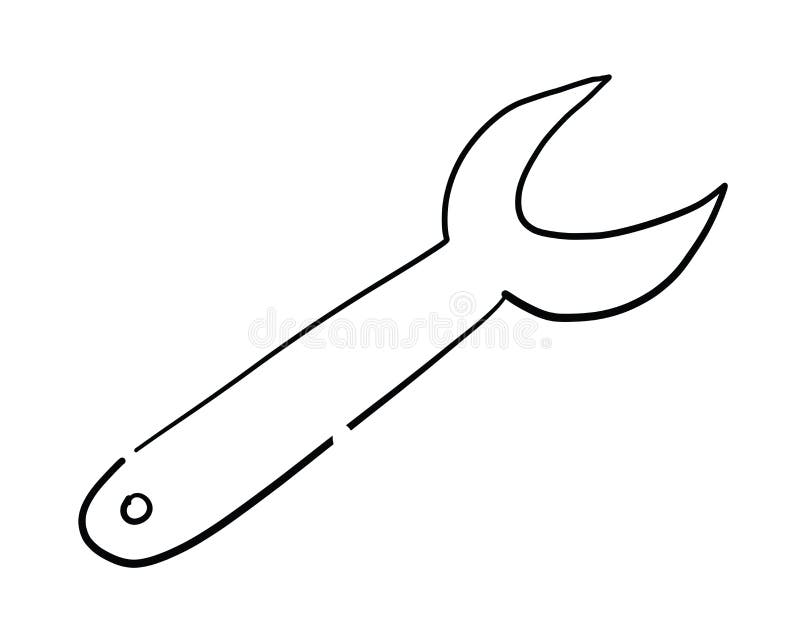 Spanner Hand Sketch Stock Illustrations – 795 Spanner Hand Sketch Stock ...