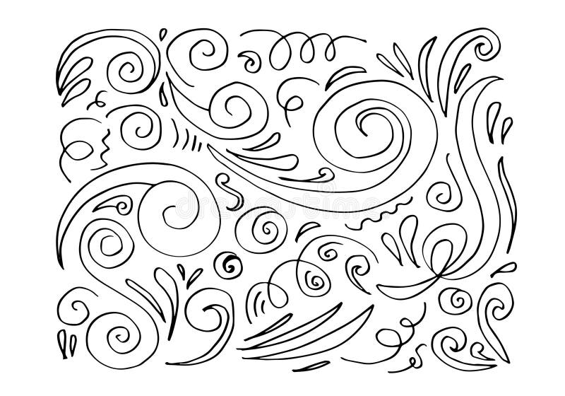 Hand Drawn Cartoon Design Elements Stock Illustrations – 106,837 Hand ...