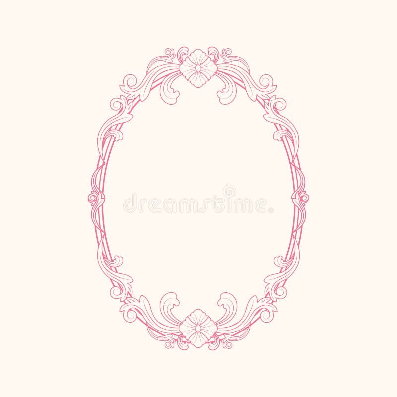 Hand-drawn Vintage Elegant Frame. Vector Illustration Stock Vector ...
