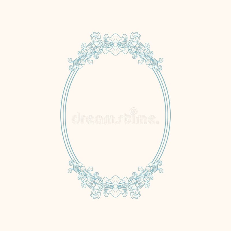 Hand-drawn Vintage Elegant Frame. Vector Illustration Stock Vector ...