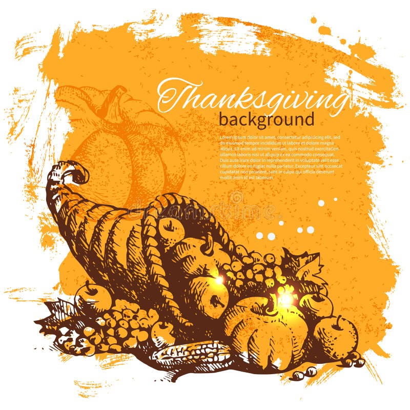 Vintage Cornucopia Stock Illustrations – 781 Vintage Cornucopia Stock ...