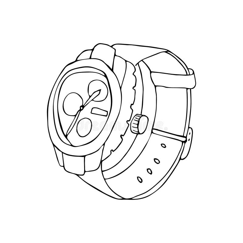 Drawn Watches Stock Illustrations – 817 Drawn Watches Stock ...