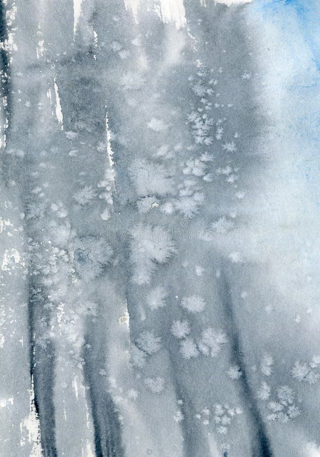 Hand Drawn Watercolor Background in Blue and Grey Colors Stock Photo ...