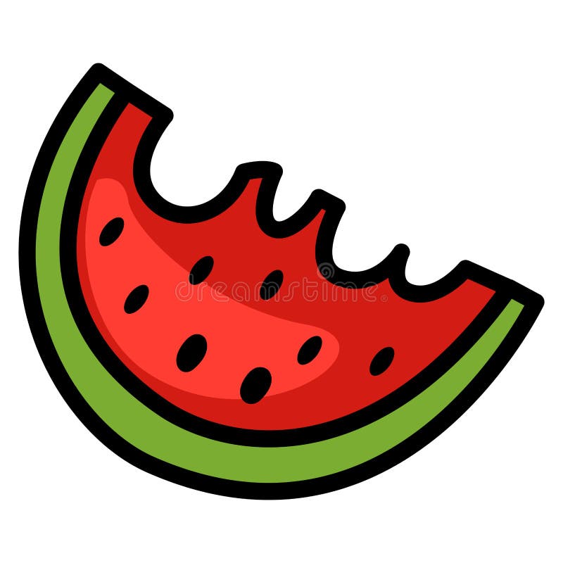 Hand drawn watermelon stock vector. Illustration of harvest - 265611707