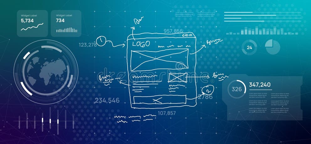 Wireframe Development Process Stock Illustrations – 4,544 Wireframe ...