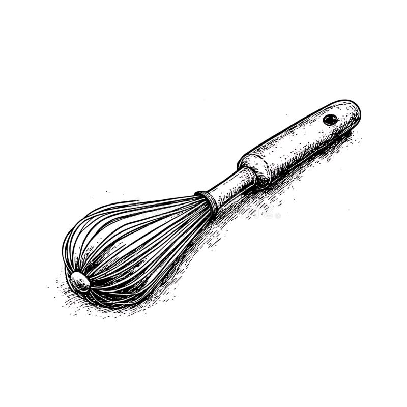 Hand-drawn Whisk Illustration Stock Illustration - Illustration of ...