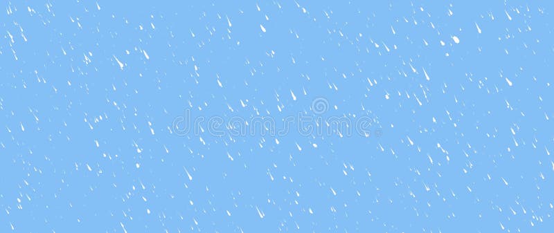 Hand-drawn White Diagonal Raindrop on Blue Background. Seamless Texture ...