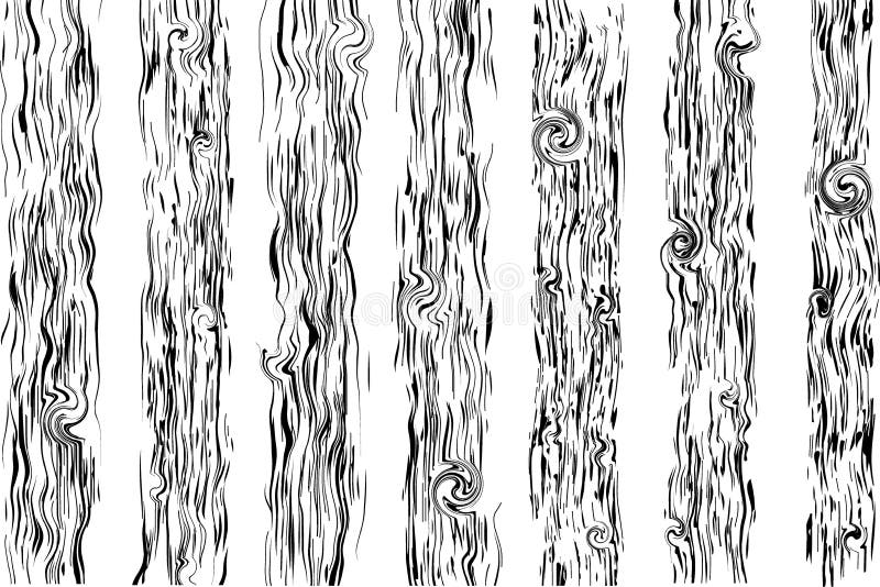 Hand Drawn Wood Pattern, Wood Texture Background Vector Stock ...