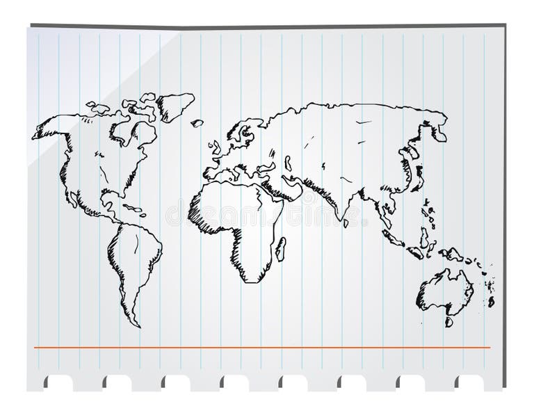 Hand Drawn World Map Stock Illustrations – 11,579 Hand Drawn World Map ...