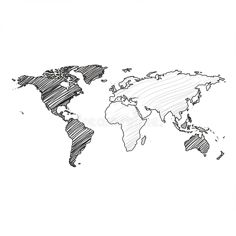 Western Hemispher Map Outline Png