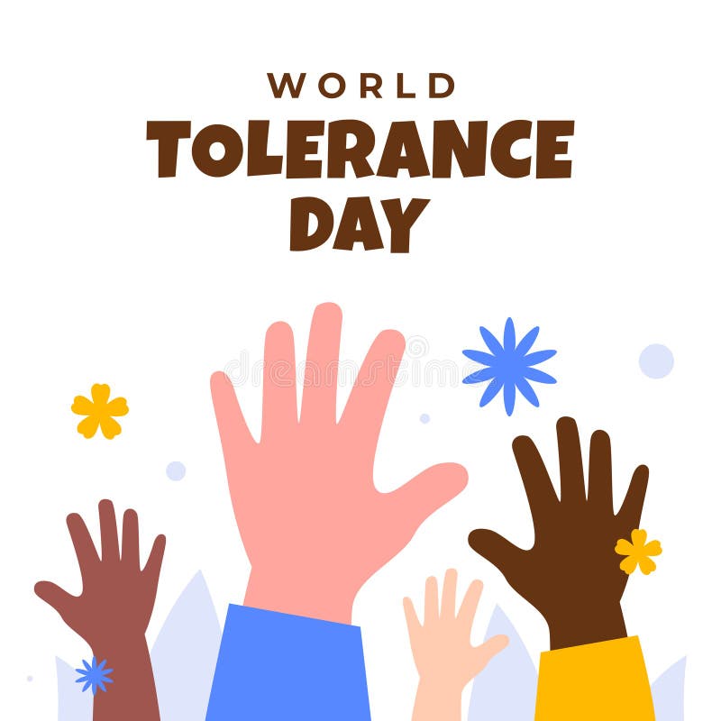 Hand Drawn World Tolerance Day Illustration Collection Stock ...