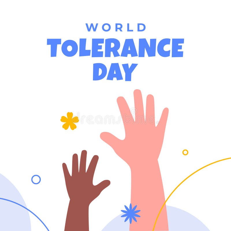 Hand Drawn World Tolerance Day Illustration Collection Stock ...