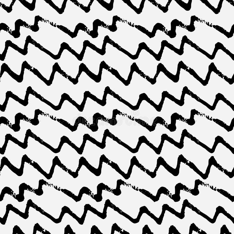 Dots And Zig Zag Lines Background Stock Vector - Illustration of ...
