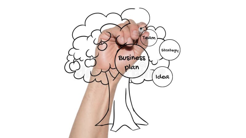 Business Plan Management Mind Map, Strategy Stock Footage - Video of ...