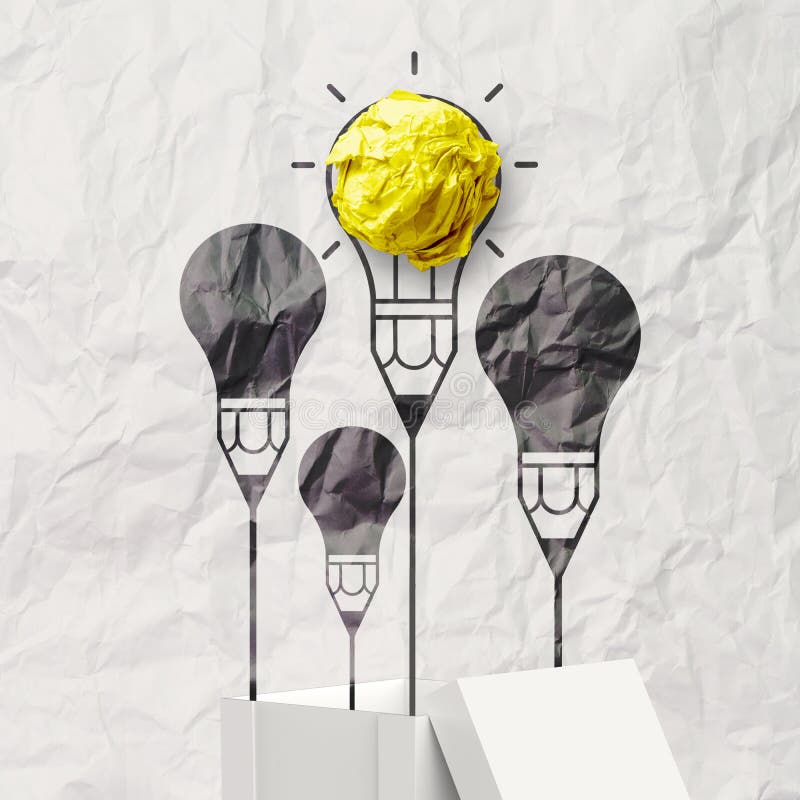 Hand Draws Think Outside the Box As Creative Stock Illustration ...
