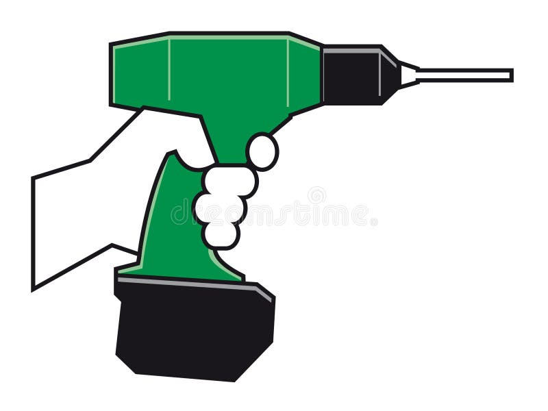 Hand Drill stock vector. Illustration of drill, tool - 16591014