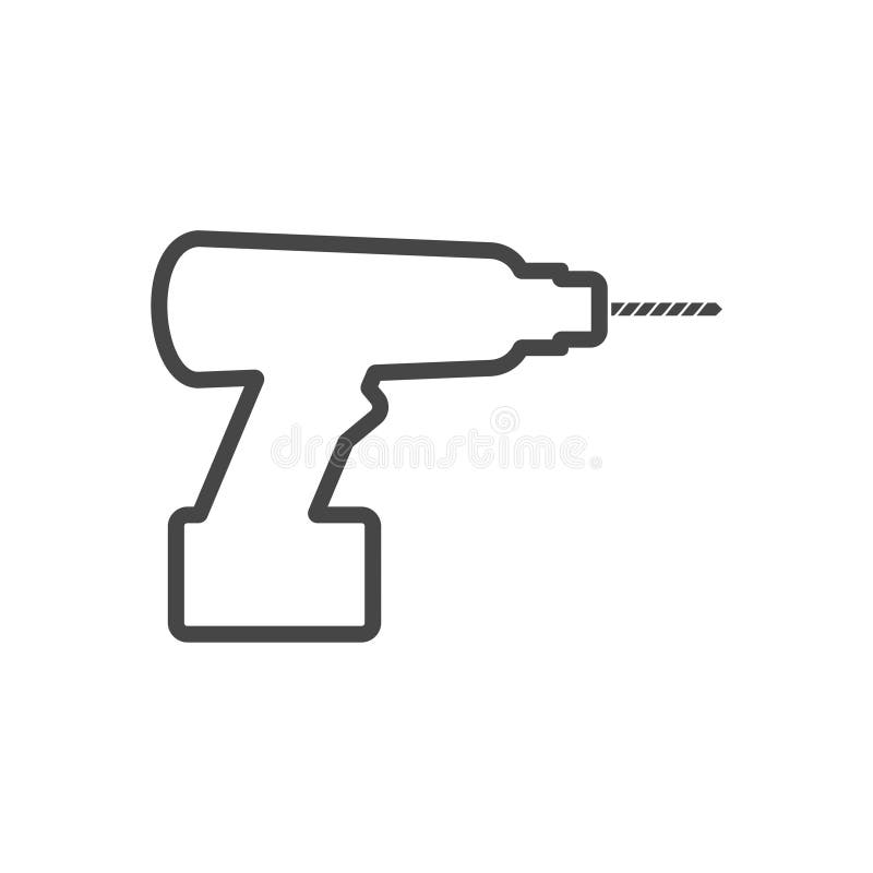 Hand Drill Icon, Drill Icon Stock Vector - Illustration of bore, hole ...