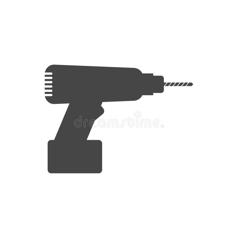 Hand Drill Icon, Drill Icon Stock Vector - Illustration of drilled ...