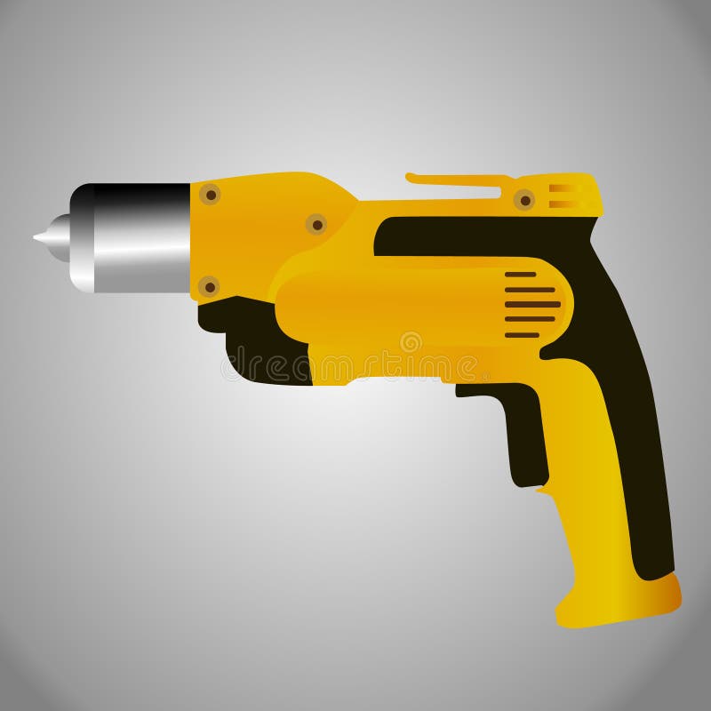 Hand drill icon stock vector. Illustration of drill, icon - 93800980