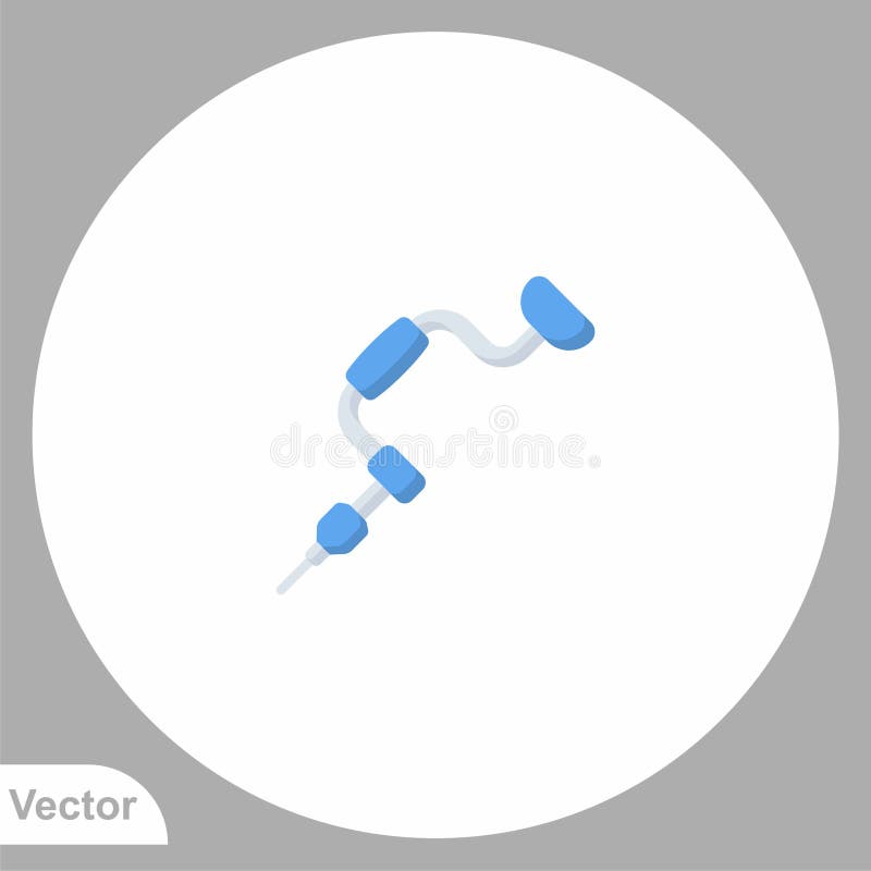 Hand drill stock vector. Illustration of ancient, construction - 10558340