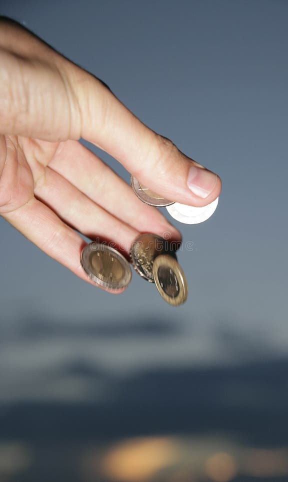 Hand dropping money stock image. Image of money, looses - 234581