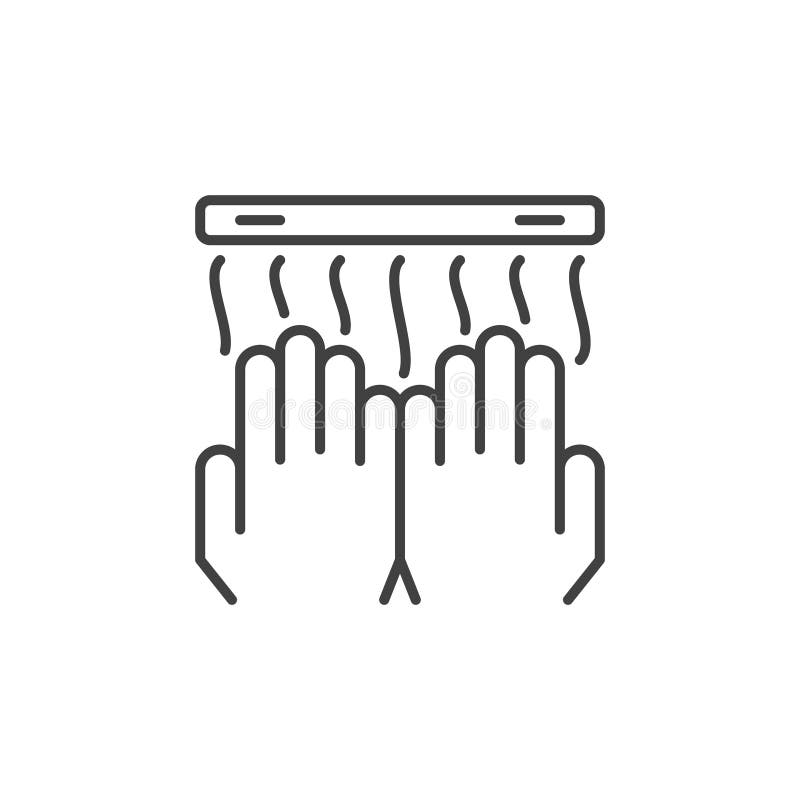 Hand Dryer Sign Stock Illustrations – 2,504 Hand Dryer Sign Stock ...