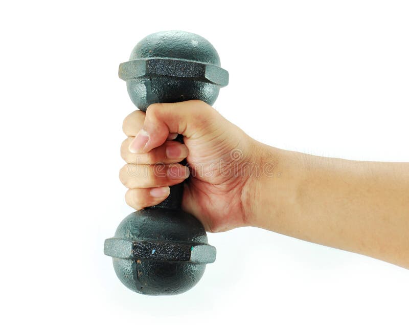 Hand Dumbbell stock photo. Image of athlete, body, biceps - 19721962