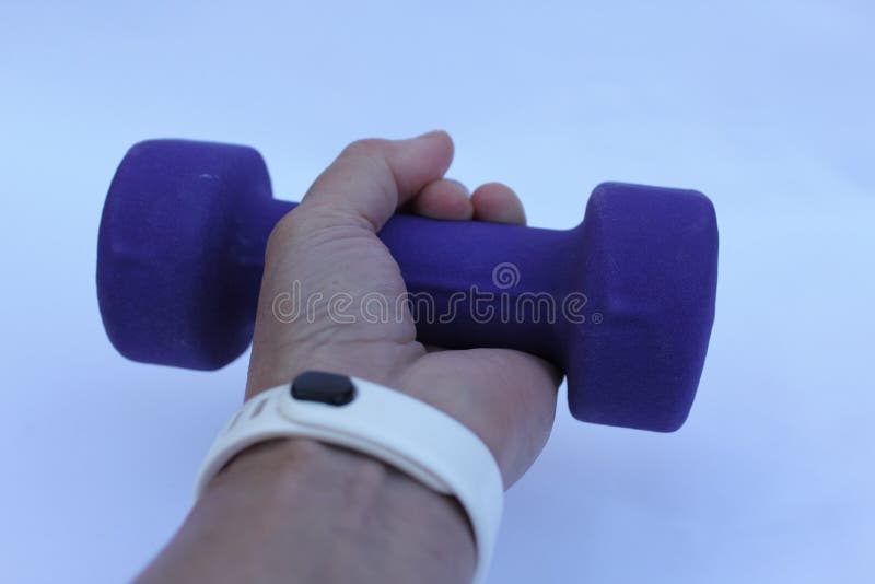 Hand and dumbbell stock image. Image of dumbbell, strength - 90419481