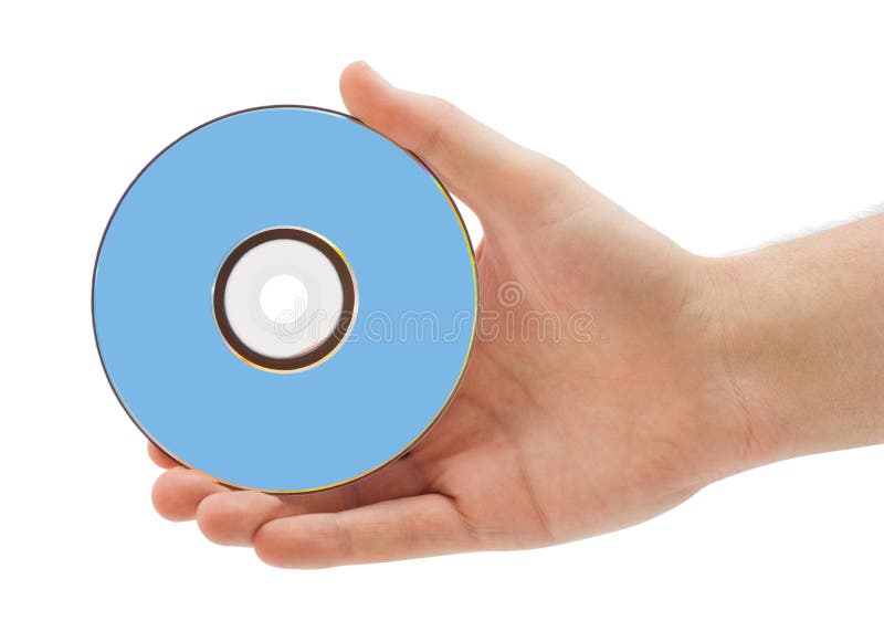 Holding the CD DVD stock photo. Image of human, holding - 15540034