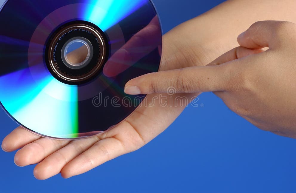 Hand and DVD stock image. Image of music, computer, body - 417317