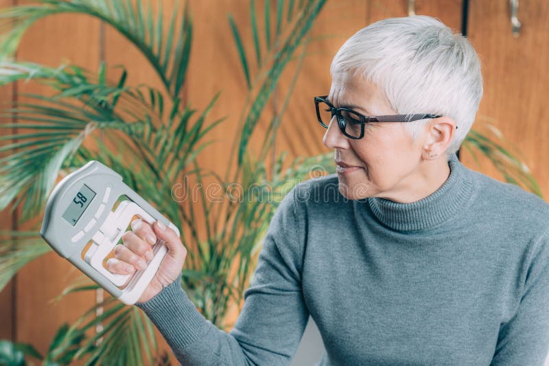 Hand Dynamometer Grip Strength Test Stock Photo - Image of grip, strong ...