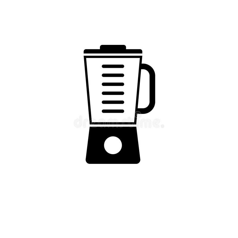 Hand Electric Blender, Kitchen Equipment Solid Flat Vector Icon ...