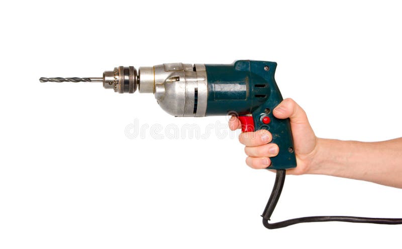 Hand with an electric plug stock image. Image of technology - 3422913