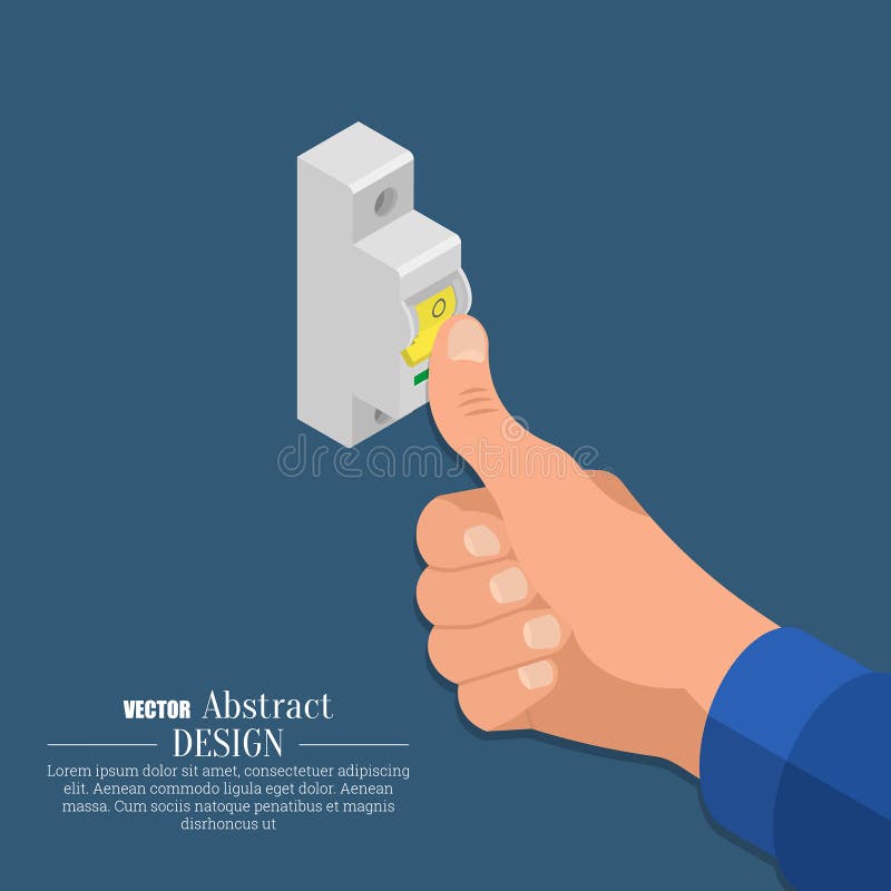 Electrician Disconnection Stock Illustrations – 39 Electrician ...