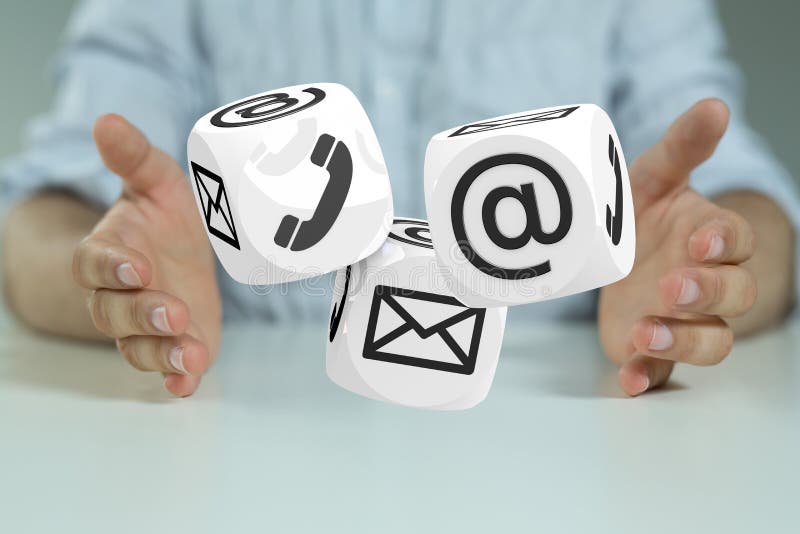 A Hand with an Email Icon 3d Stock Image - Image of correspondence ...