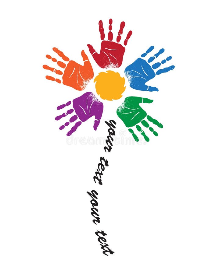 Hand Emblem stock illustration. Illustration of person - 23255947