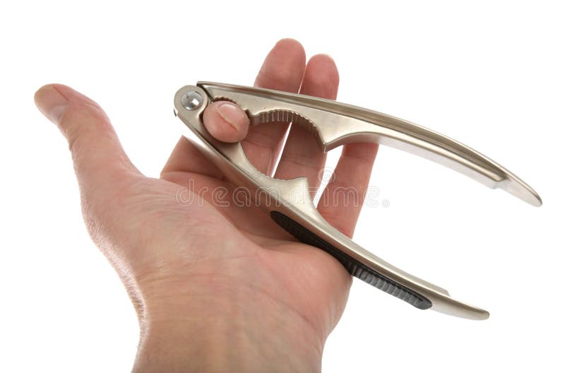 Hand en crackers stock afbeelding. Image of knipsel, voorwerp - 7408515